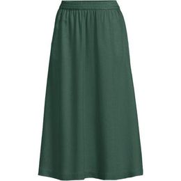 LANDS' END Leichter TENCEL Midi-Schlupfrock Chambray, Damen,  Grün, Kunstseide/Lyocell (Viskose), by Lands' End