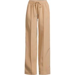 LANDS' END Webhose mit seitlichem Streifenn, Damen,  Beige, Polyester/Polyester-Mischung, by Lands' End