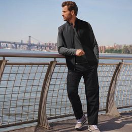 LANDS' END Trekking-Weste, Herren,  Schwarz, Polyester, by Lands' End