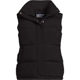 LANDS' END Wasserabweisende Daunenweste, Damen,  Braun, Nylon, by Lands' End