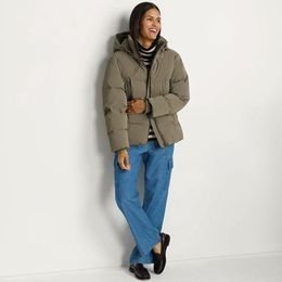 LANDS' END Wasserabweisende Steppjacke, Damen,  Beige, Polyester, by Lands' End