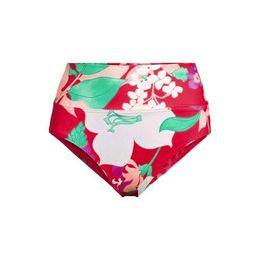 LANDS' END Bikinihose zum Umschlagen, High Waist, Damen,  Pink, Nylon-Mischung, by Lands' End