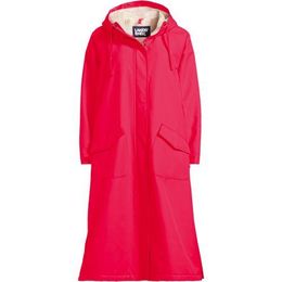 LANDS' END Umziehmantel mit Teddyfutter, Damen,  Pink, Polyester, by Lands' End