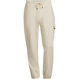 LANDS' END Jogginghose Super Soft, Herren,  Wei&szlig;, Polyester/Viskose/Baumwoll-Mischung, by Lands' End