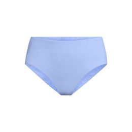 LANDS' END Bikinihose, Mid Waist, Damen,  Blau, Nylon-Mischung, by Lands' End