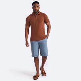 LANDS' END Bermuda-Shorts, Herren,  Blau, Baumwolle, by Lands' End