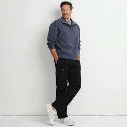 LANDS' END Trekking-Zip-Off-Hose, Herren,  Schwarz, Baumwolle/Nylon, by Lands' End