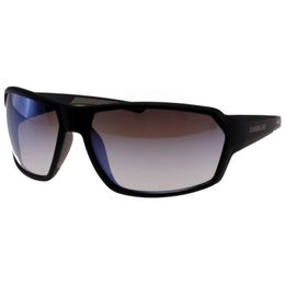 Sonnenbrille, Damen, schwarz (mattschwarz, grau), BACK IN BLACK Eyewear, sportlich, Brillen