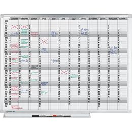 Legamaster Jahresplaner Professional, mit 365-Tage-Einteilung, BxH 1200 x 900 mm