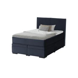 Boxi Boxspringbett mit Bettkasten - blau - Materialmix - 140 cm - 125 cm - Möbel Kraft