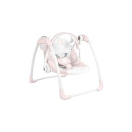 Kikkaboo Babywippe Chillo elektrisch, Schwingfunktion, Musikfunktion, Spielbogen rosa