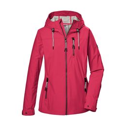 G.I.G.A. by Killtec Softshelljacke "GS 74 WMN SFTSHLL JCKT", Damen, Gr. 42, pink, Oberseite: 100% Polyester;R&uuml;ckseite: 100% Polyester;Futter: 100% Polyester, G.I.G.A. DX BY KILLTEC, Jacken Softshelljacke, Softshelljacke: wasserabweisend, winddicht, PFAS-frei impr&auml;gniert