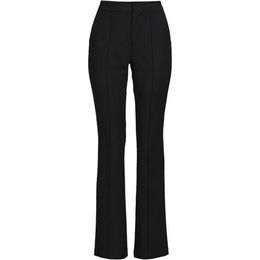 LANDS' END High Waist Bootcut-Hose, Damen,  Schwarz, Baumwoll-Mischung/Nylon-Mischung, by Lands' End