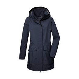 G.I.G.A. by Killtec Softshellparka "GS 95 WMN SFTSHLL PRK", Damen, Gr. 36, blau (navy), Oberstoff: Oberseite: 100% Polyester (recycelt), Rückseite: 100% Polyester (recycelt), G.I.G.A. DX BY KILLTEC, sportlich, Jacken, Wasser- und windabweisender, atmungsaktiver Softshellparka