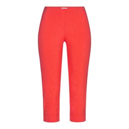 3/4-Hose Stehmann "Igor", Damen, Gr. 38, N-Gr, rot (fire,6482), Web, Obermaterial: 72% Viskose, 25% Polyamid, 3% Elasthan, casual, figurbetont, Hosen, in Größen 32 bis 52