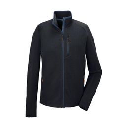 Killtec Strickjacke »KOS 92 MN FLX JCKT« Sportliche Herrenjacke mit Kinnschutz und verschließbaren Taschen schwarz M M Herren Powerstretchjacke mit...