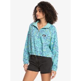 Quiksilver Sweatshirt »Craft Heritage« Aqua Sky Strange Daze L L Stoff: Reiner Baumwollstoff [380 g/m2]