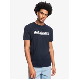 Quiksilver T-Shirt »All Lined Up« Navy Blazer XL XL Stoff: Leichter Baumwolljersey