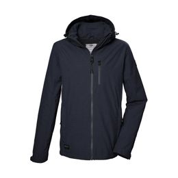 G.I.G.A. by Killtec G.I.G.A. DX BY KILLTEC Softshelljacke »GS 82 MN SFTSHLL JCKT« Wasserabweisende, winddichte Herrenjacke mit abnehmbarer Kapuze navy S S Herren...