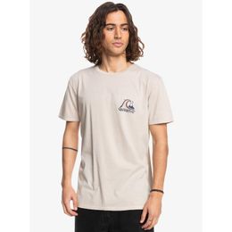 Quiksilver T-Shirt »Rolling Circle« weiß L L Material: Leichter Jersey-Stoff aus Baumwolle