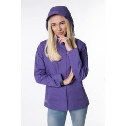DEPROC Active Outdoorjacke &raquo;CAMBRIDGE WOMEN&laquo; auch in Gro&szlig;en Gr&ouml;&szlig;en erh&auml;ltlich lila 44L 44L leichte Outdoorjacke,Unterarm-Ventilationsrei&szlig;verschl&uuml;sse