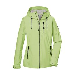 G.I.G.A. by Killtec G.I.G.A. DX BY KILLTEC Softshelljacke &raquo;GS 74 WMN SFTSHLL JCKT&laquo; Softshelljacke: wasserabweisend, winddicht, PFAS-frei impr&auml;gniert hellgr&uuml;n 44 44...