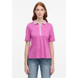 Eterna Poloshirt »REGULAR FIT« magenta 34 34 Hemd-Kragen