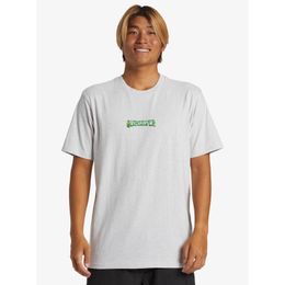 Quiksilver T-Shirt »Island Sunrise« Snow Heather XS XS Material: Baumwollstoff aus Open-End-Garn...