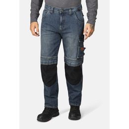 HERO by John Medoox Workerjeans »CALGARY Denim Pro Workwear Arbeits-Cargojeans« Arbeits-Cargojeans Denim / Jeansfür Herren indigo vintage 54 -...