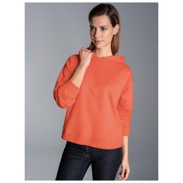TRIGEMA Sweatshirt »Dünner Oversize-Hoodie« peach XL XL Leichte Sweat-Qualität mit kuschelig weicher Innenseite