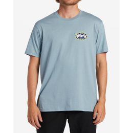 Billabong T-Shirt &raquo;Crayon Wave&laquo; blau XL XL Stoff: Baumwollstoff [160 g/m2]