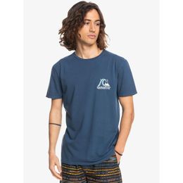 Quiksilver T-Shirt »Rolling Circle« Insignia Blue XXL XXL Material: Leichter Jersey-Stoff aus Baumwolle