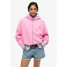 Superdry Kapuzensweatjacke »ESSENTIAL LOGO GD ZH« Lilac Chiffon XS XS Hoddie mit Zipper von Superdry