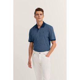 Bugatti Poloshirt aus Baumwolle 390-marine L L Aus reiner Baumwolle