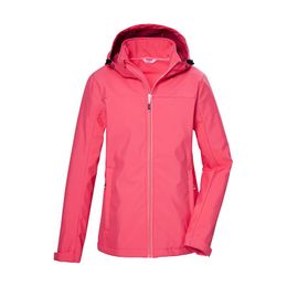 Killtec Softshelljacke &raquo;KOS 102 WMN SFTSHLL JCKT&laquo; Wasserabweisende, atmungsaktive Softshelljacke, PFAS-frei impr&auml;gniert pink 44 44 Damen...