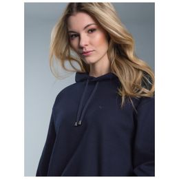 TRIGEMA Kapuzensweatshirt &raquo;Cropped Hoodie in Waffeloptik&laquo; navy L L Waffel-Piqu&eacute;