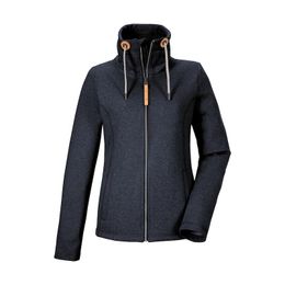 G.I.G.A. by Killtec G.I.G.A. DX BY KILLTEC Fleecejacke &raquo;GS 80 WMN KNTFLC JCKT&laquo; Strickfleecejacke mit Stehkragen, Melange Optik navy 46 46 Damen Strickfleecejacke in...