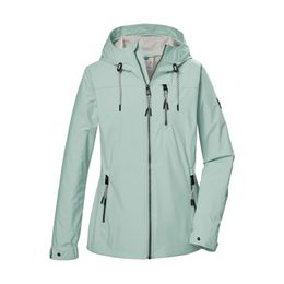 G.I.G.A. by Killtec G.I.G.A. DX BY KILLTEC Softshelljacke &raquo;GS 74 WMN SFTSHLL JCKT&laquo; Softshelljacke: wasserabweisend, winddicht, PFAS-frei impr&auml;gniert hellt&uuml;rkis 46 46...