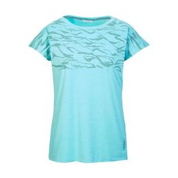 Killtec T-Shirt &raquo;KOS 22 WMN TSHRT&laquo; Atmungsaktives, schnelltrocknendes Damen T-Shirt mit Print. aquablau 34 34 Leichtes Damen Funktions T-Shirt