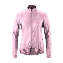 Gonso Fahrradjacke »Road Jacket Wind W« Damen Radjacke, atmungsaktive Rennrad-Windjacke, Funktionsjacke babyrosa 46 46 Enganliegende Passform