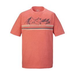 Killtec T-Shirt »KOS 64 MN TSHRT« Leichtes, schnelltrocknendes Material, Adventure-Print. rot M M Herren Funktions T-Shirt