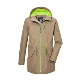 Killtec Parka &raquo;KOS 148 GRLS PRK&laquo; Wind- und wasserdichter Parka, reflektierend, PFAS-frei impr&auml;gniert sand 176 176 Kids Funktionsparka mit Kapuze