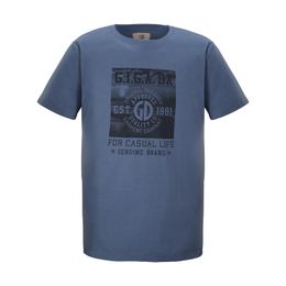 G.I.G.A. by Killtec G.I.G.A. DX BY KILLTEC T-Shirt »GS 2 MN TSHRT GOTS« GOTS-zertifiziertes Bio-Baumwollshirt mit großem Brustprint blau S S Herren T-Shirt aus...