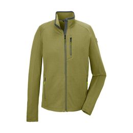 Killtec Strickjacke »KOS 92 MN FLX JCKT« Sportliche Herrenjacke mit Kinnschutz und verschließbaren Taschen kiwi XL XL Herren Powerstretchjacke mit...