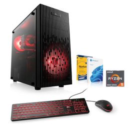 CSL Gaming-PC »Levita L8510« schwarz Microsoft Windows 11 Home (64 Bit): Modernes und sicheres Betriebssystem bereits vorinstalliert.