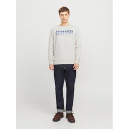 Jack & Jones Jack & Jones Sweatshirt in Grau - 71% | Gr&ouml;&szlig;e XL | Herren-plussize