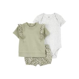 Carter's carter's 3tlg. Outfit in Khaki/ Grau - 37% | Gr&ouml;&szlig;e 86 | Baby-shirts