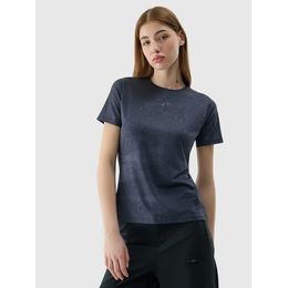 4F Trainingsshirt in Dunkelblau - 63% | Gr&ouml;&szlig;e M | Damen-outdoor-tops-shirts