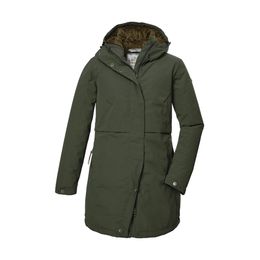 G.I.G.A. by Killtec Parka "GW 41 WMN PRK", Damen, Gr. 36, grün (olivgrün), Obermaterial: 88% Polyester 12% Baumwolle, Innenfutter: 100% Polyester, Füllung: 100% Polyester, G.I.G.A. DX BY KILLTEC, sportlich, Jacken