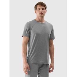 4F Trainingsshirt in Grau - 44% | Gr&ouml;&szlig;e L | Herren-sportshirts